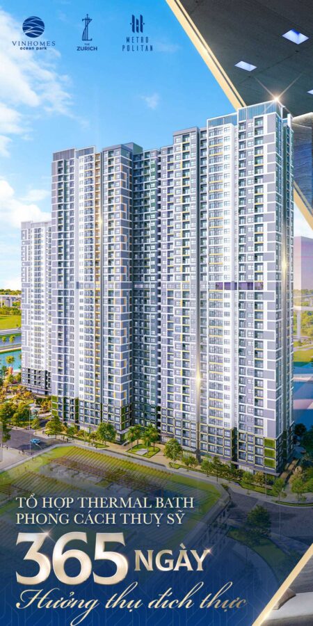 Tòa ZR2 THE ZURICH Vinhomes Ocean Park 1 | Quận Ocean